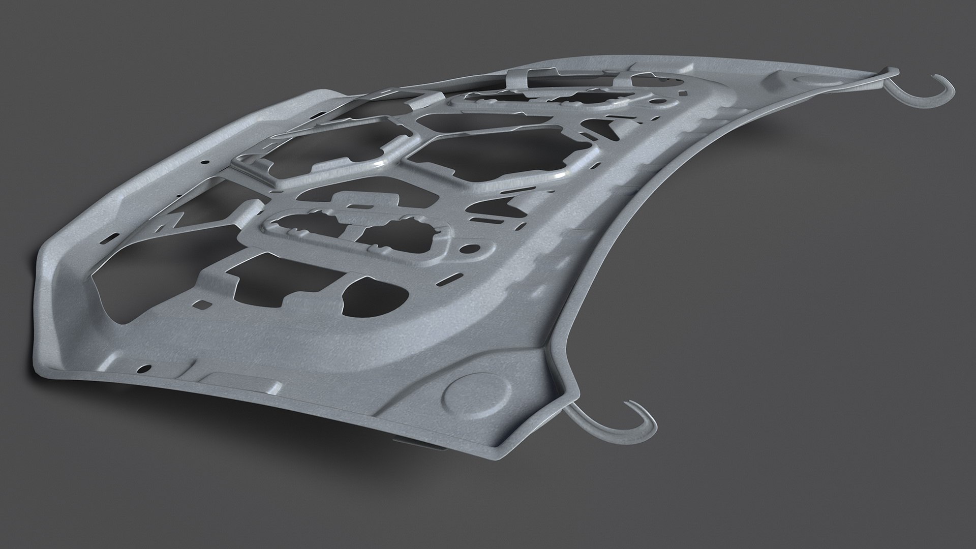 Automotive Hood Base Structure 3D Model - TurboSquid 2215826