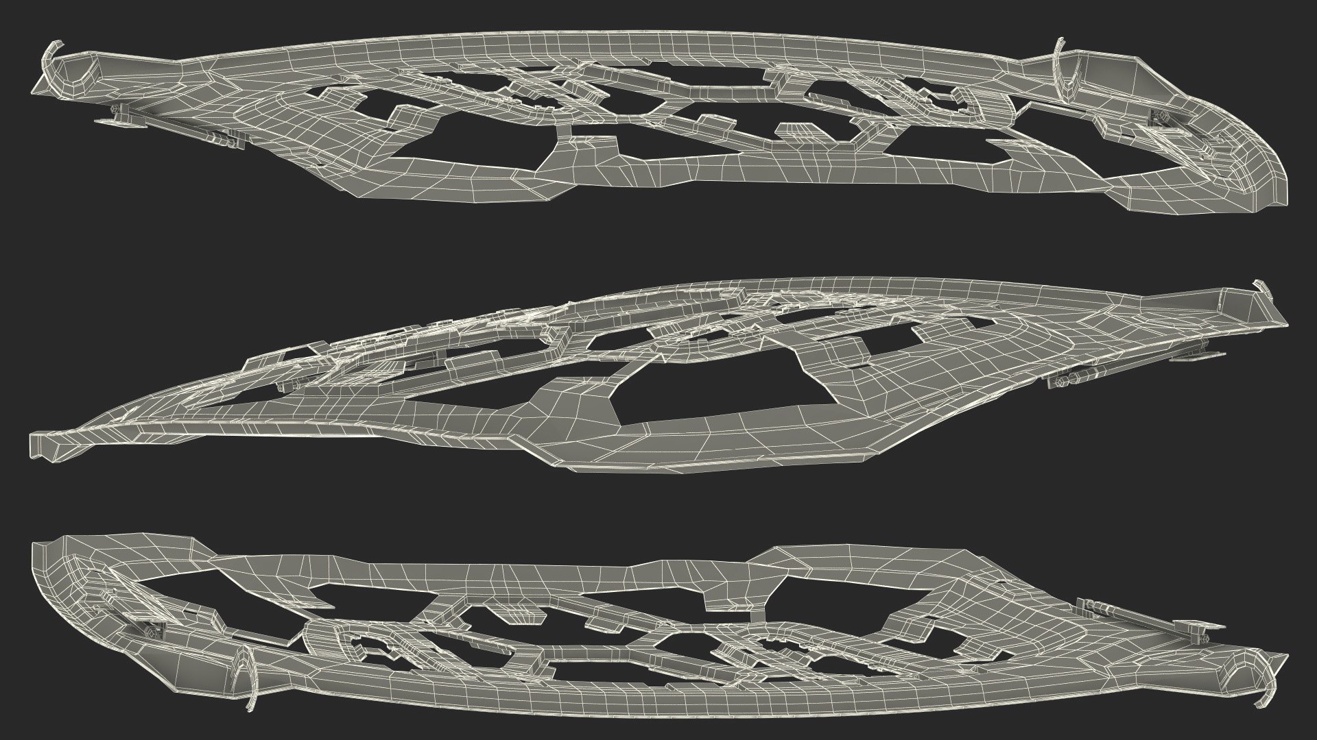 Automotive Hood Base Structure 3D Model - TurboSquid 2215826