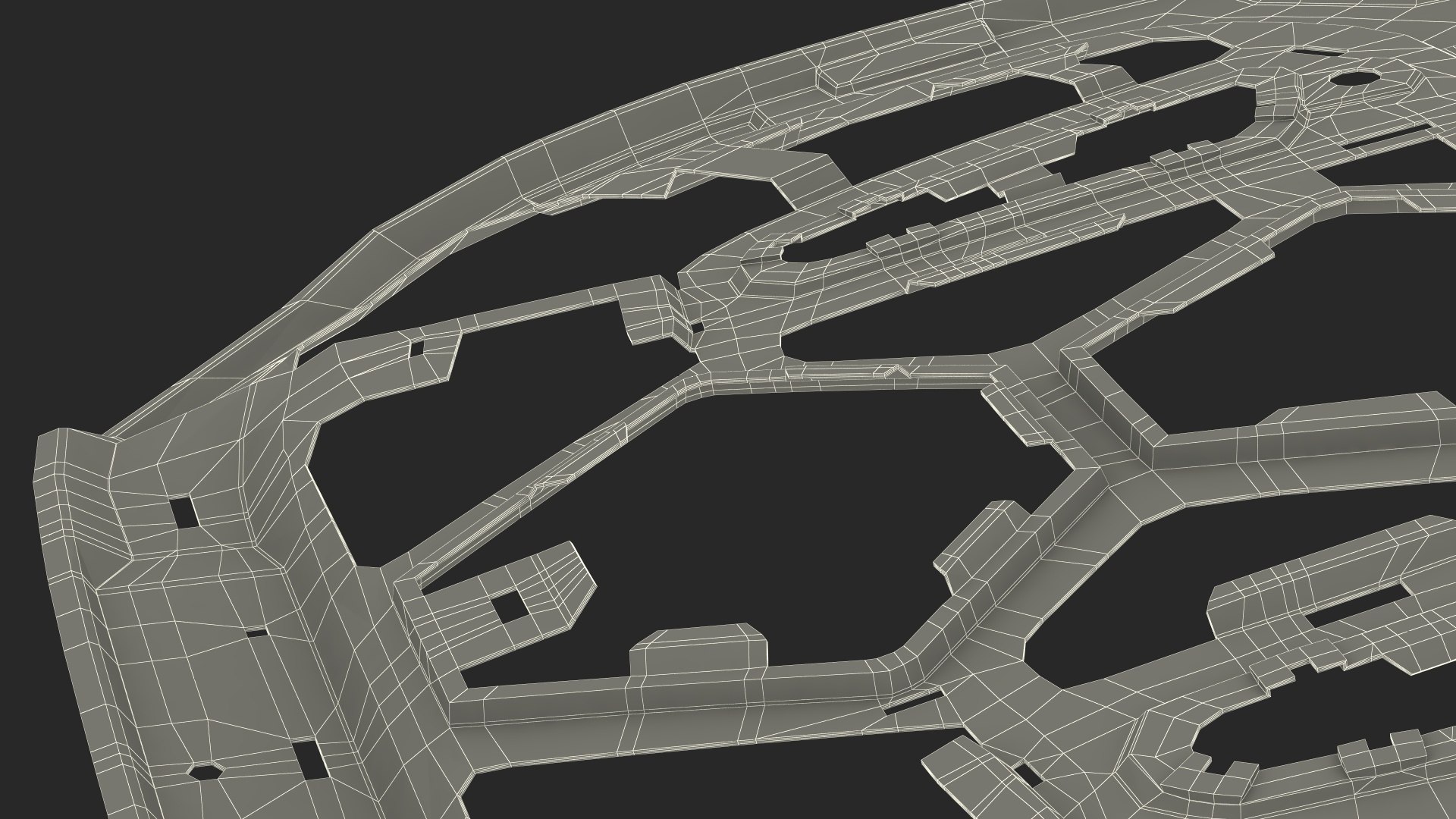 Automotive Hood Base Structure 3D Model - TurboSquid 2215826