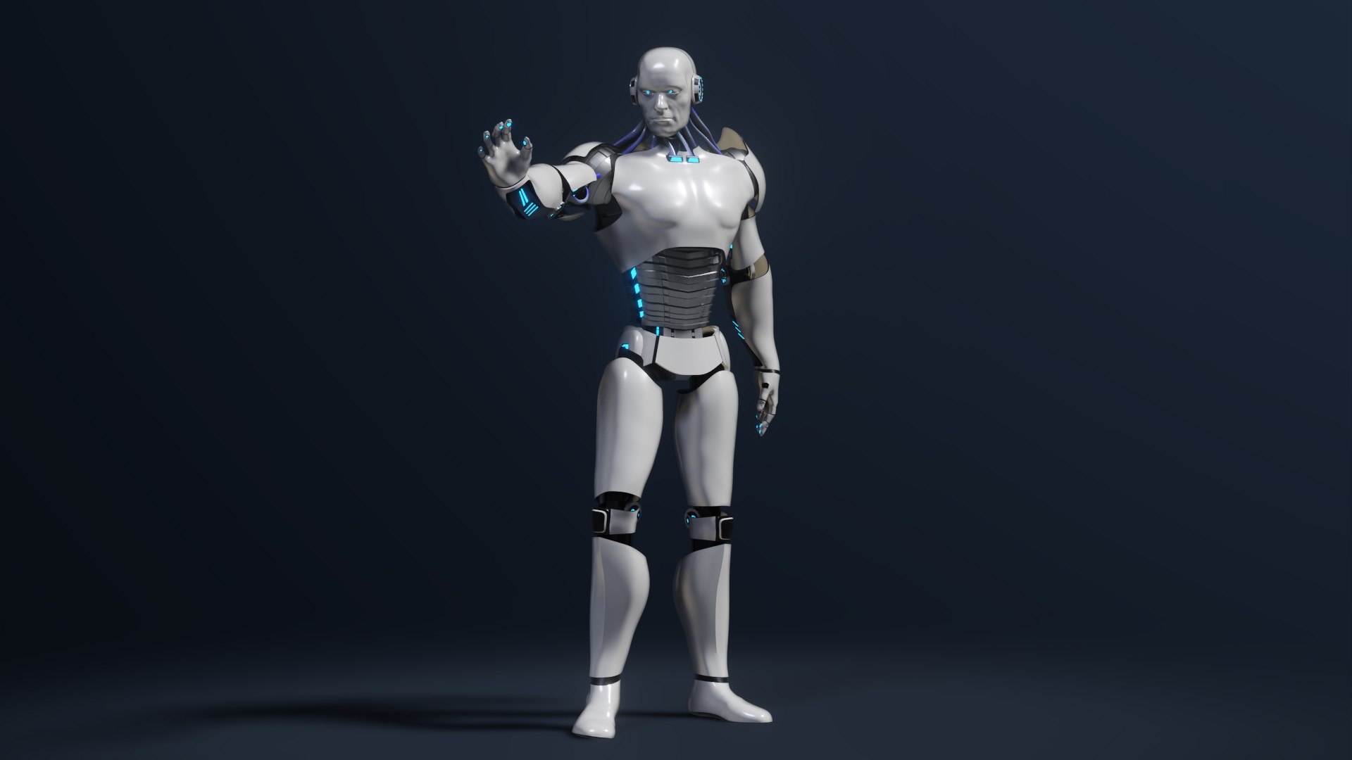 3d Android Male Model