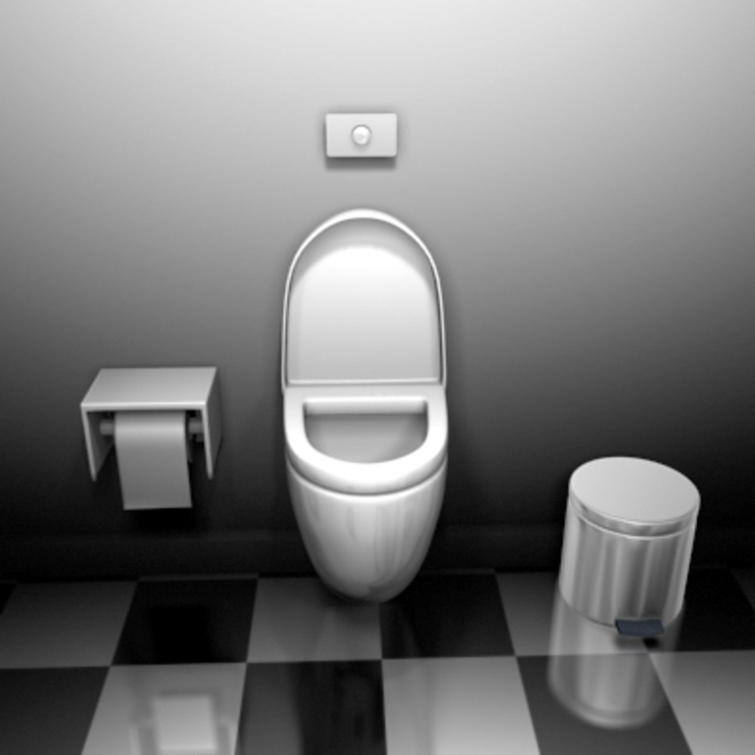Toilet 3d Model