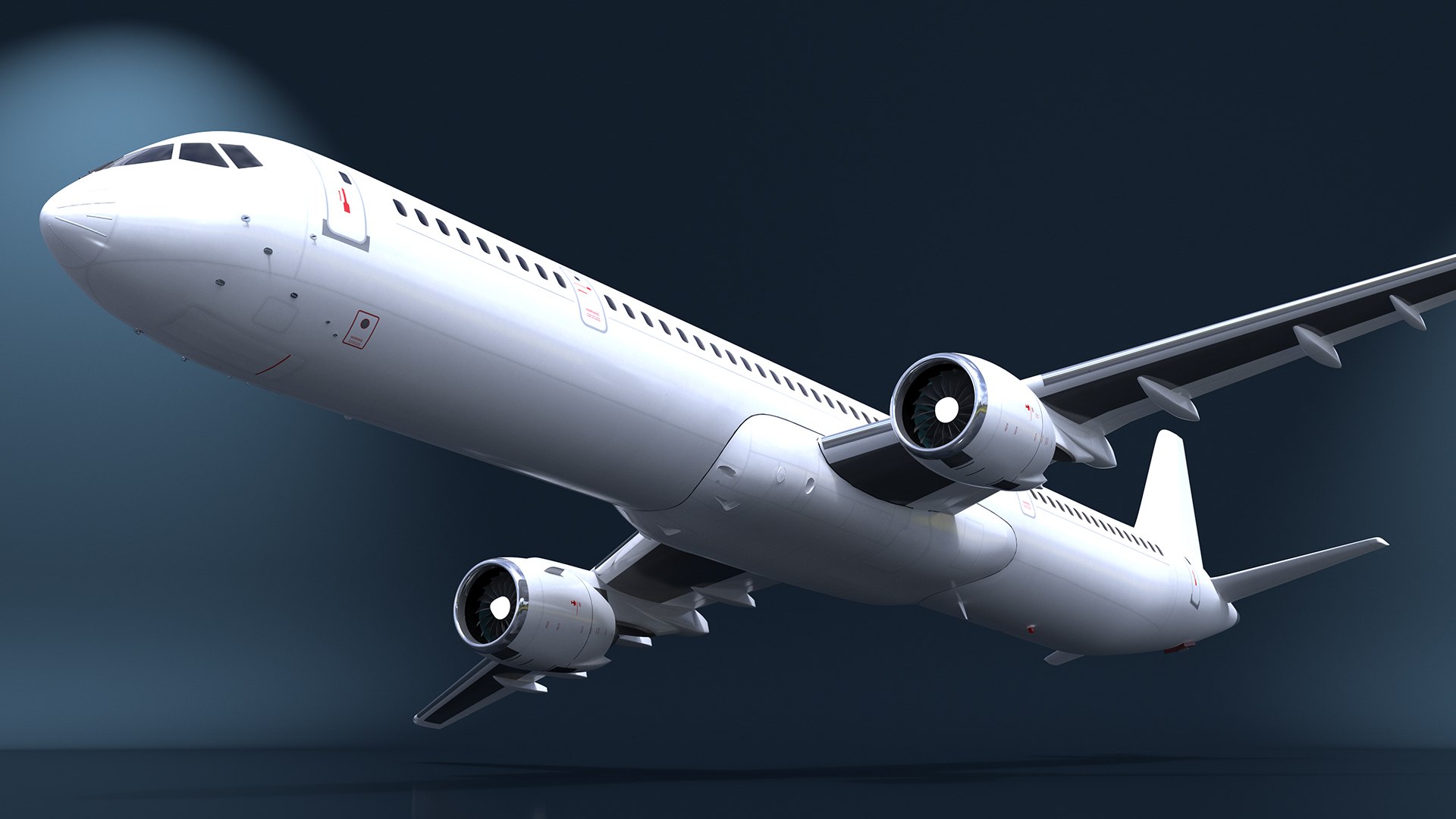 Passenger Jetliner Flight Model - TurboSquid 2303877
