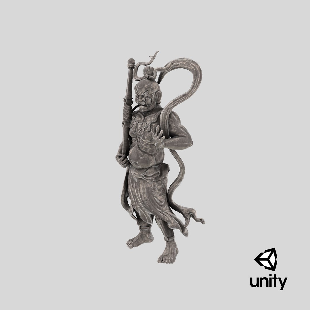 3D Nio Guardian Statue Model - TurboSquid 2092549