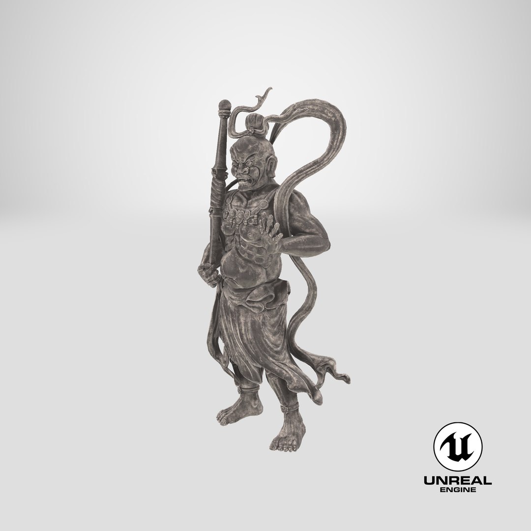 3D Nio Guardian Statue Model - TurboSquid 2092549