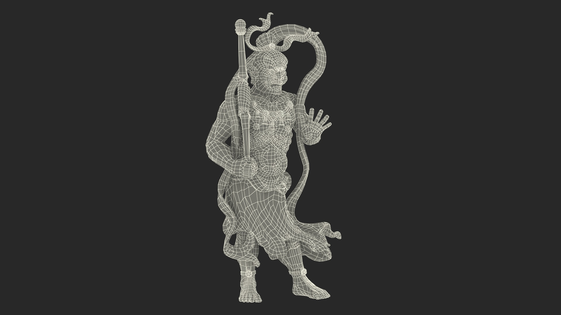 3D Nio Guardian Statue Model - TurboSquid 2092549