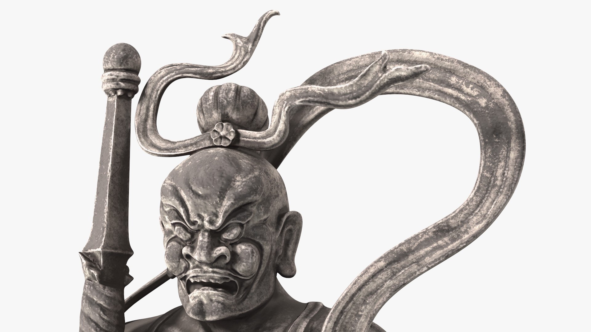 3D Nio Guardian Statue Model - TurboSquid 2092549