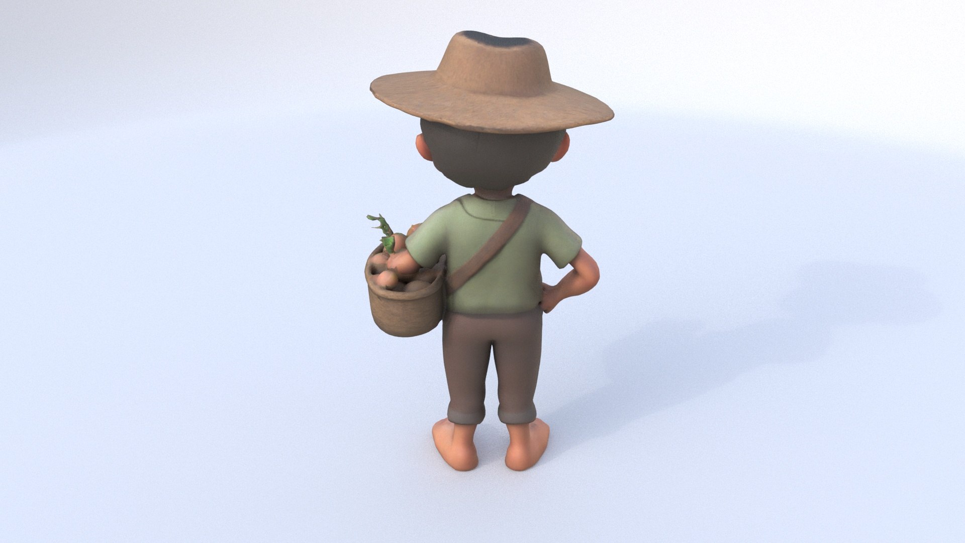 3D Villager - TurboSquid 2338972