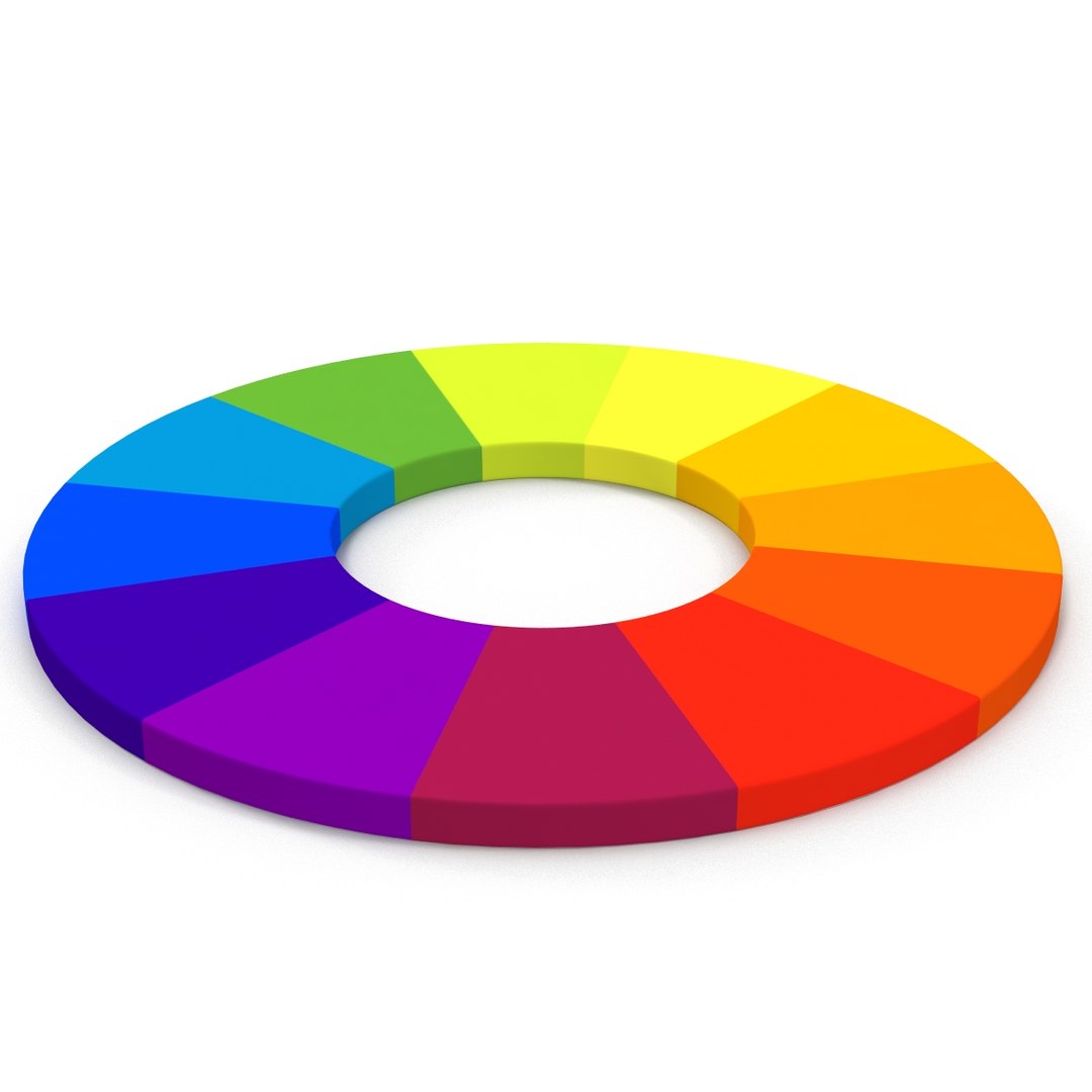 3D Color Wheel - TurboSquid 1162842