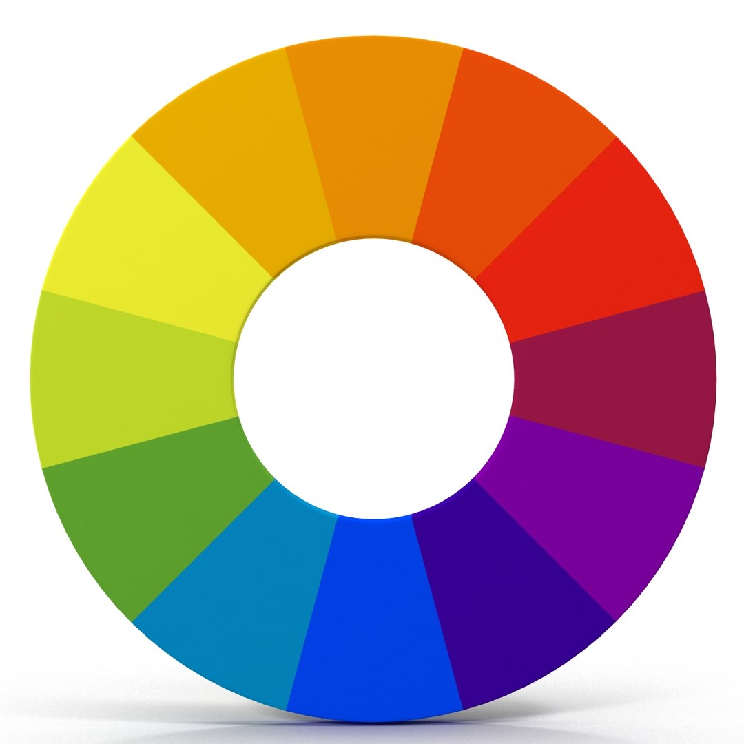 3D Color Wheel - TurboSquid 1162842