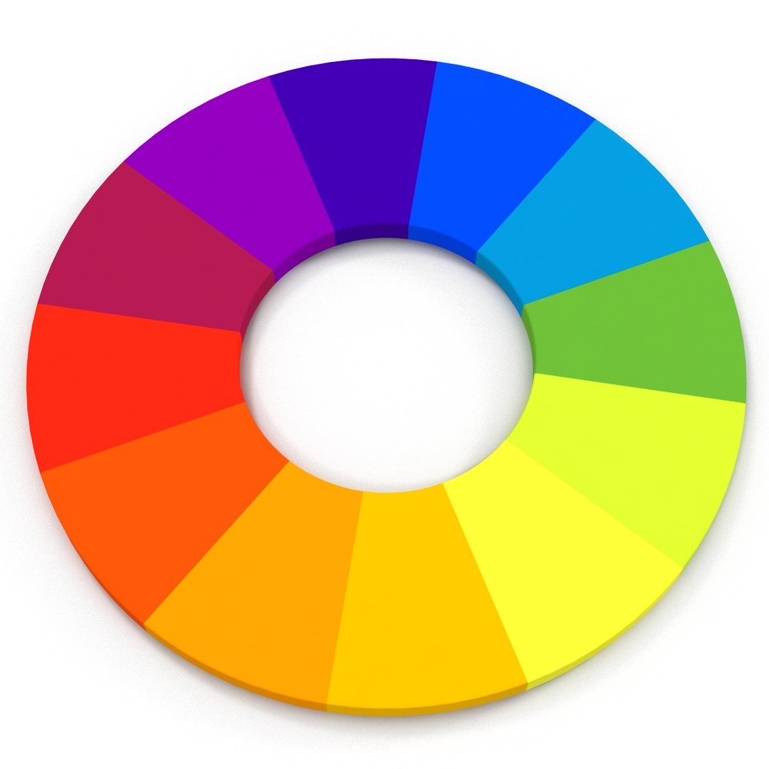 3D Color Wheel - TurboSquid 1162842