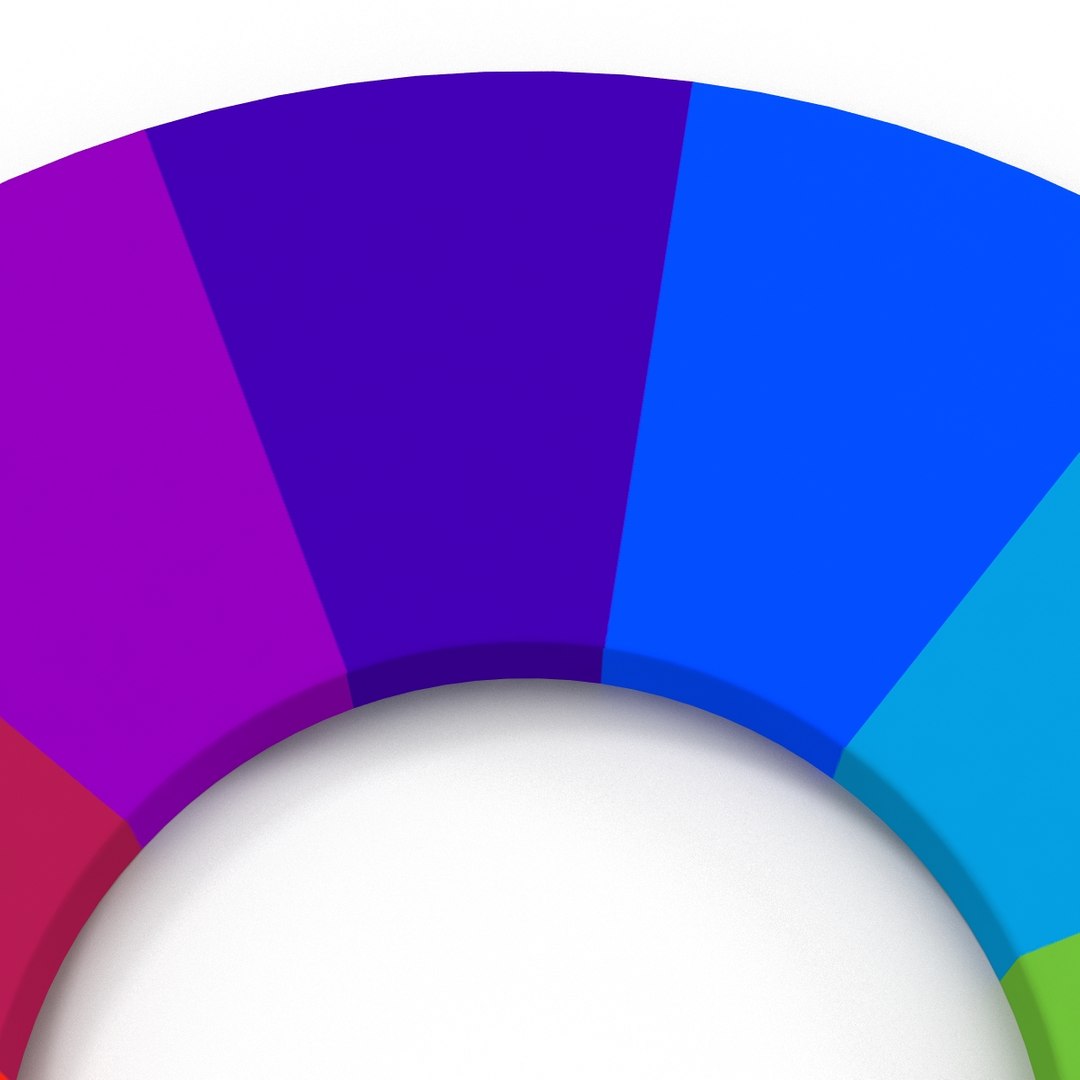 3D Color Wheel - TurboSquid 1162842