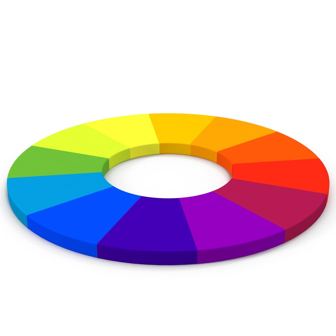 3D Color Wheel - TurboSquid 1162842