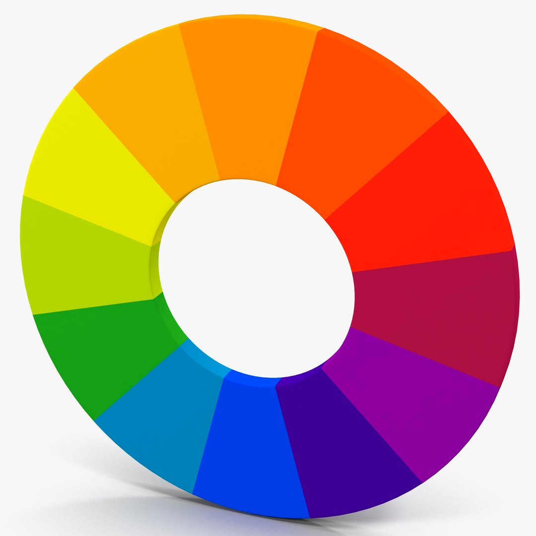 3D Color Wheel - TurboSquid 1162842