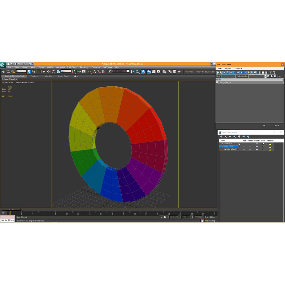 3D Color Wheel - TurboSquid 1162842