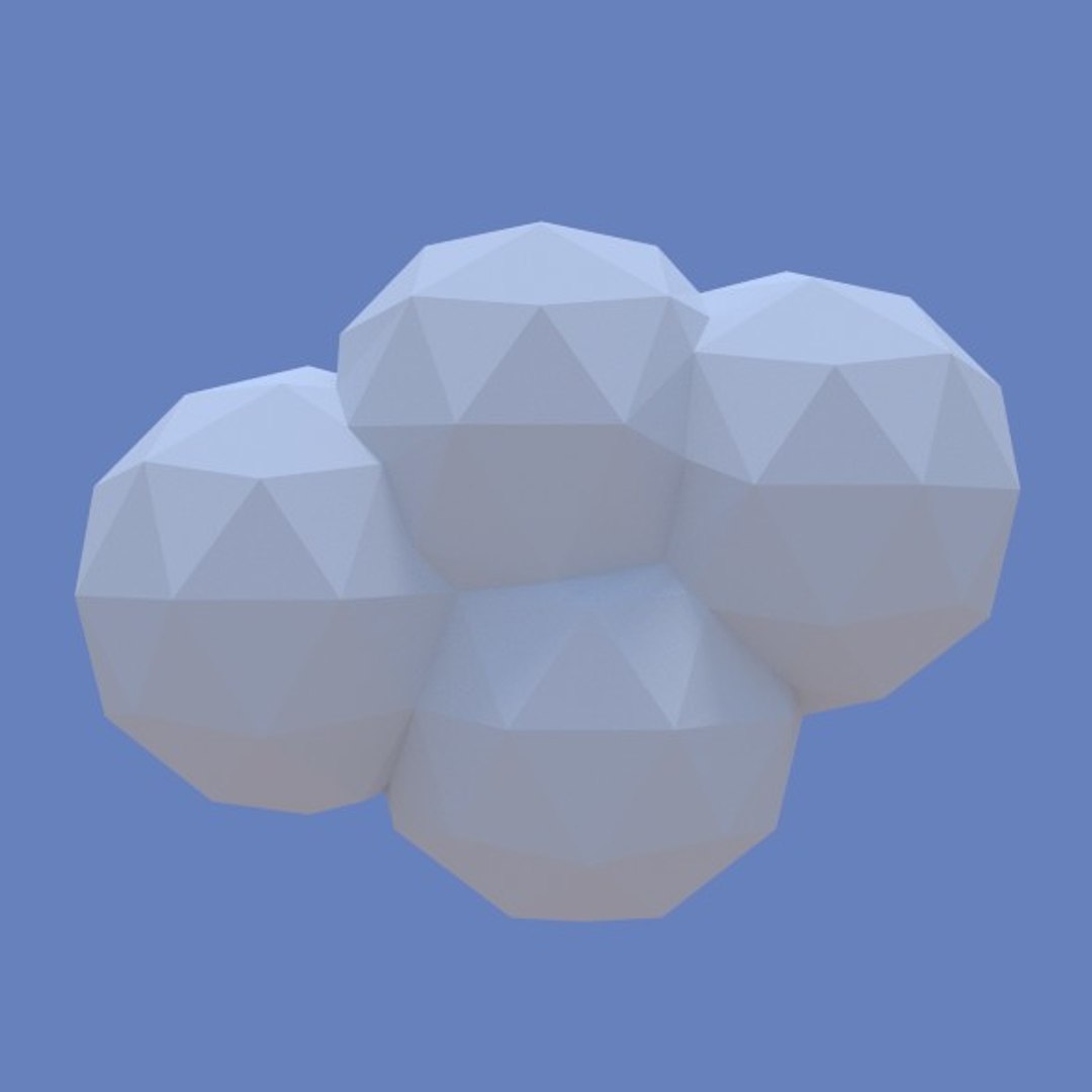 Clouds Pack 3d Model