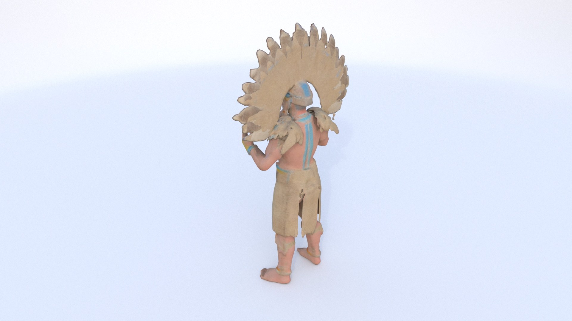 3D Aztect Priest 6 Model - TurboSquid 2328561