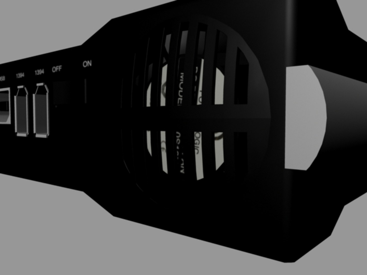 3d model external hard drive