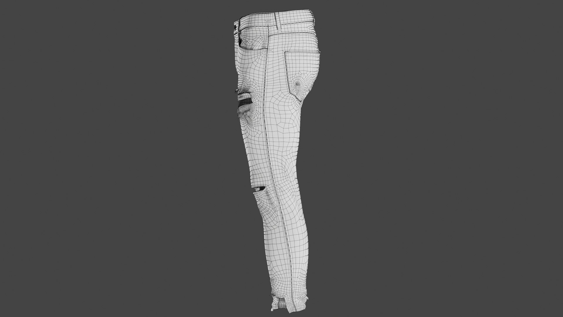 3D Mesh Men S Jeans Model - TurboSquid 1651673