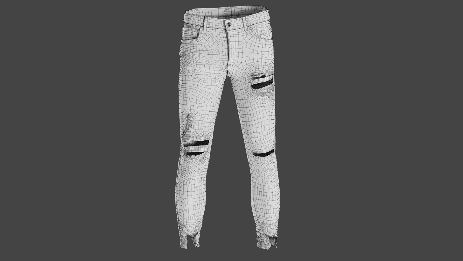 3D Mesh Men S Jeans Model - TurboSquid 1651673