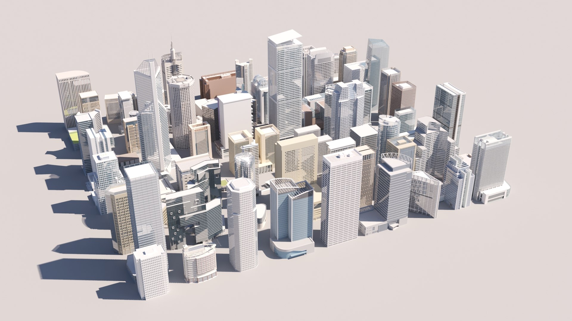 Buildings model - TurboSquid 2013740