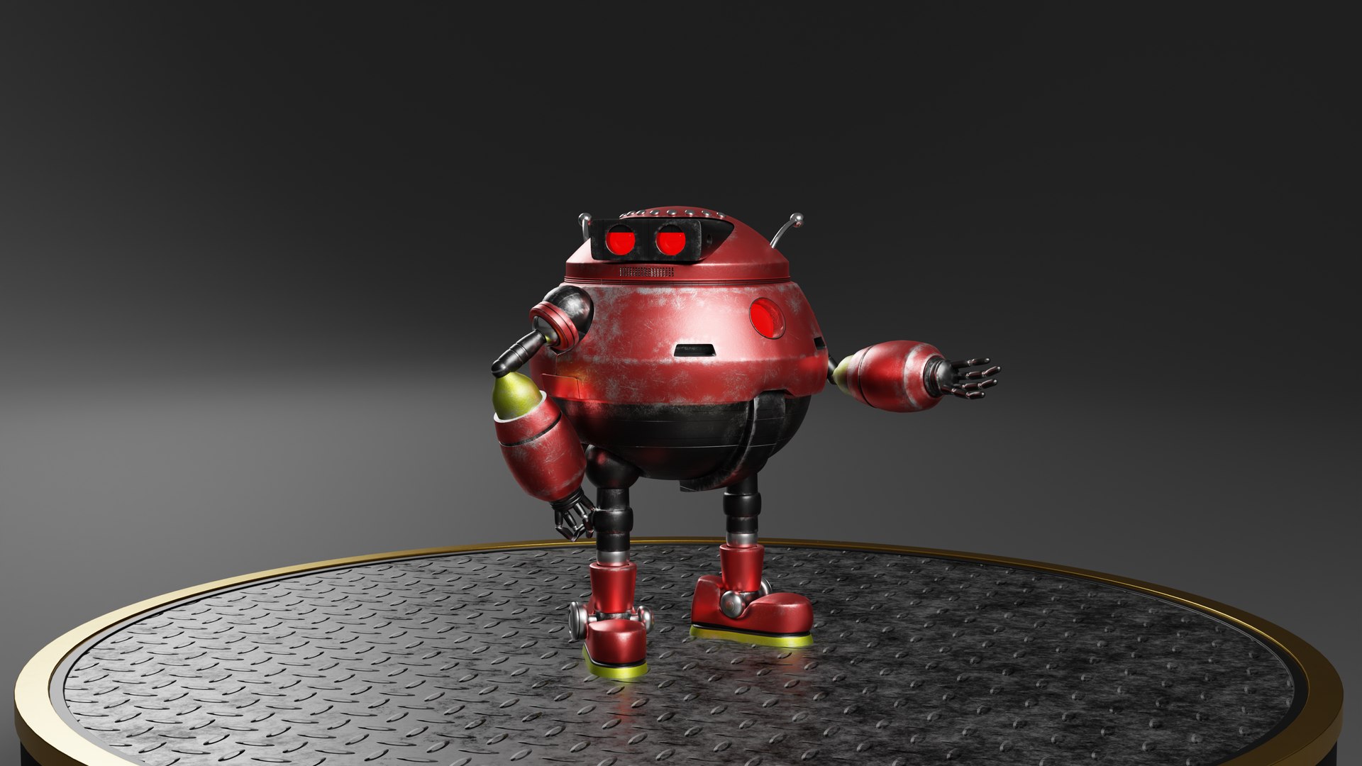 Robot Generic Grunt 3D Model - TurboSquid 1849229