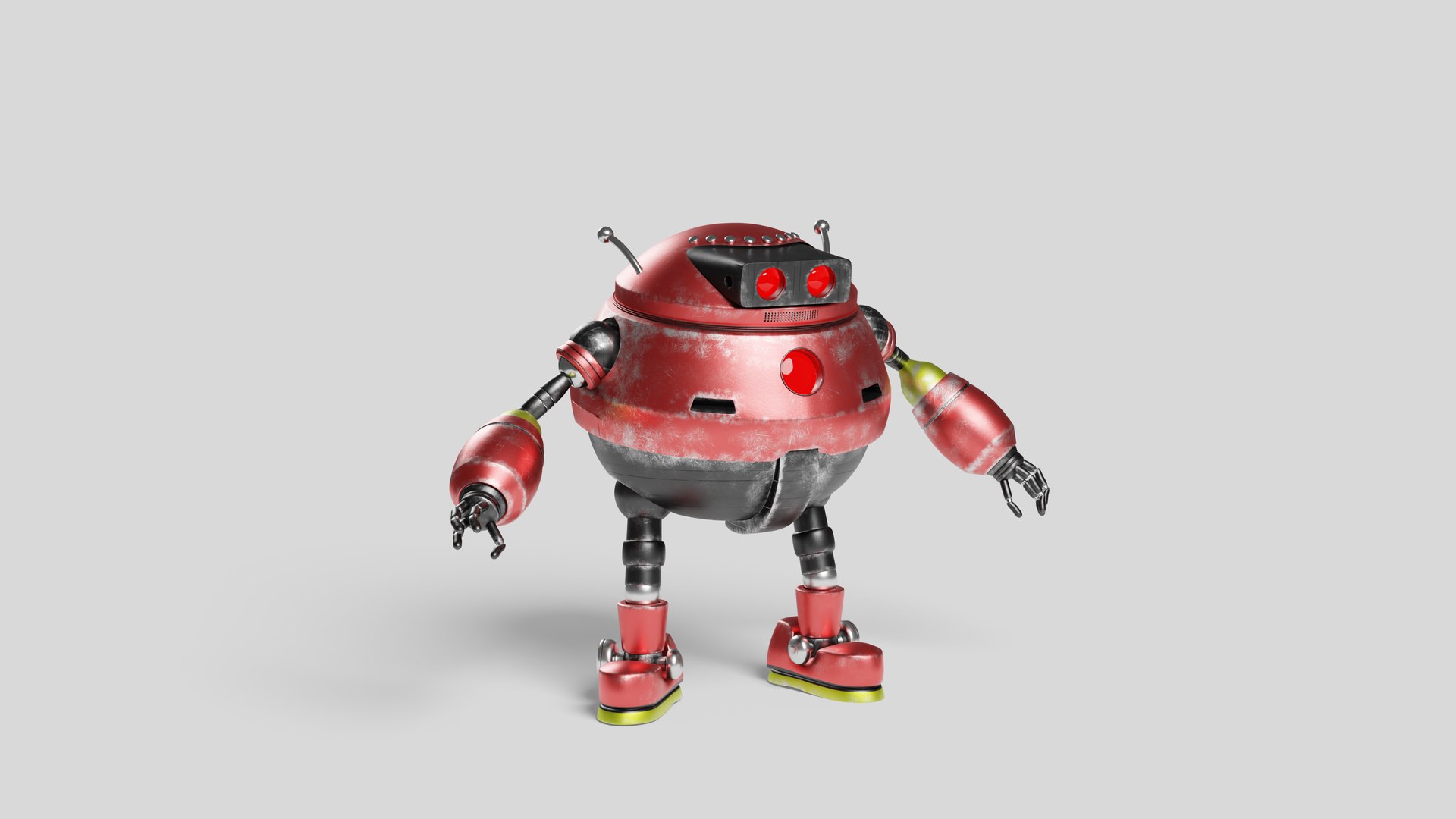 Robot Generic Grunt 3D Model - TurboSquid 1849229