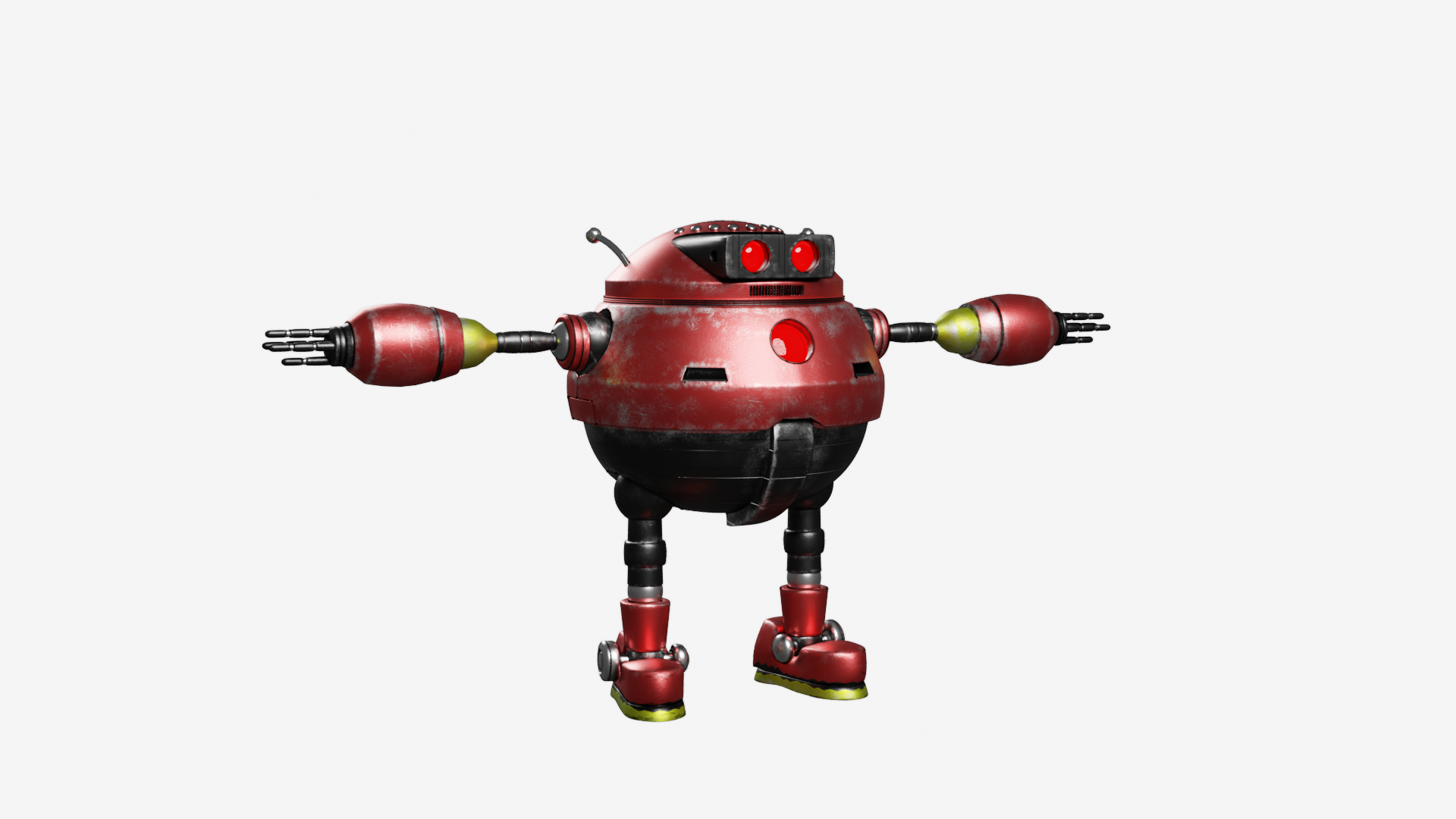 Robot Generic Grunt 3D Model - TurboSquid 1849229