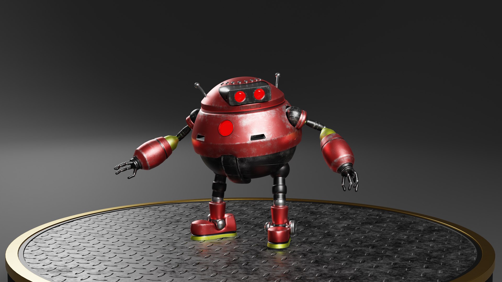 Robot Generic Grunt 3D Model - TurboSquid 1849229