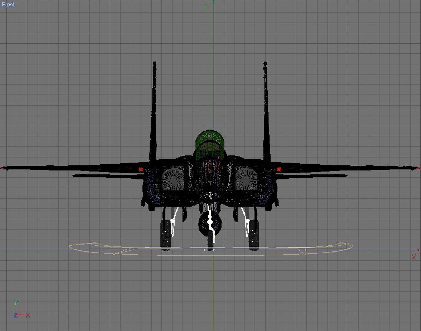 3d Model F-15 Fighter