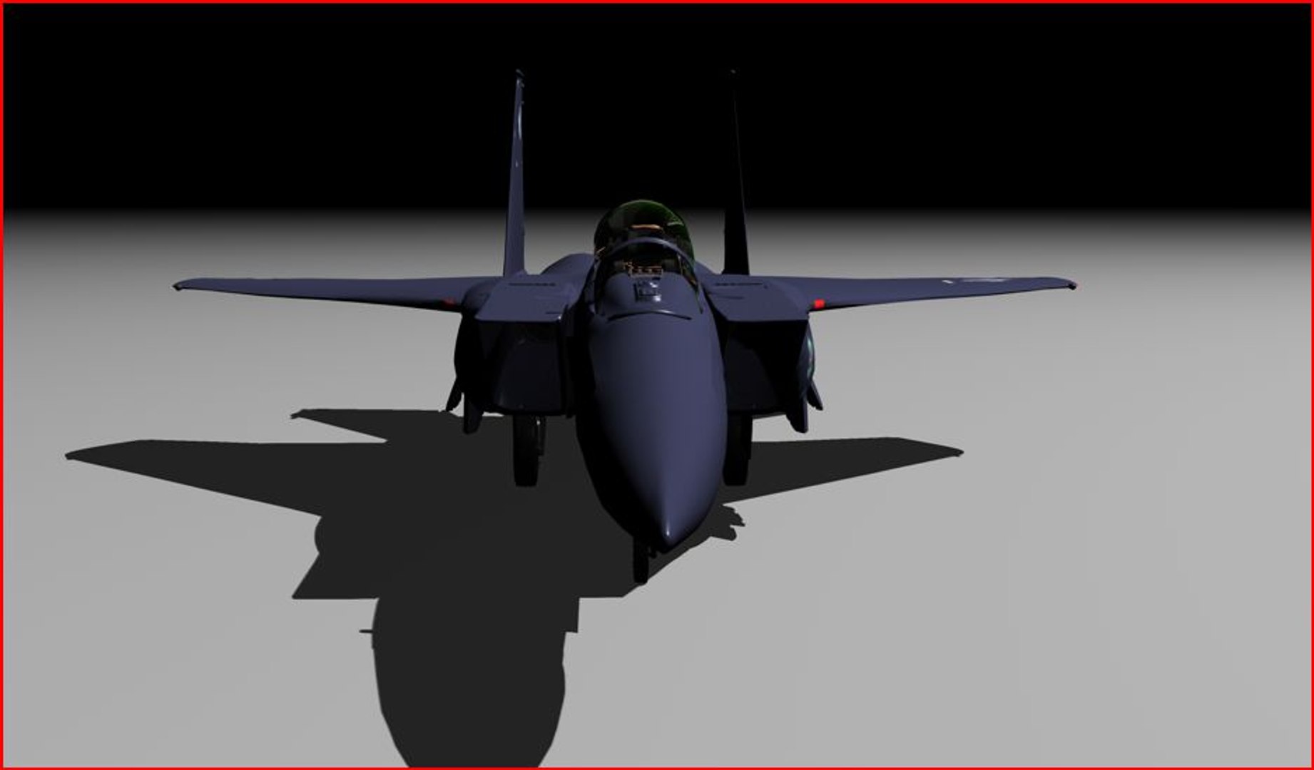 3d Model F-15 Fighter