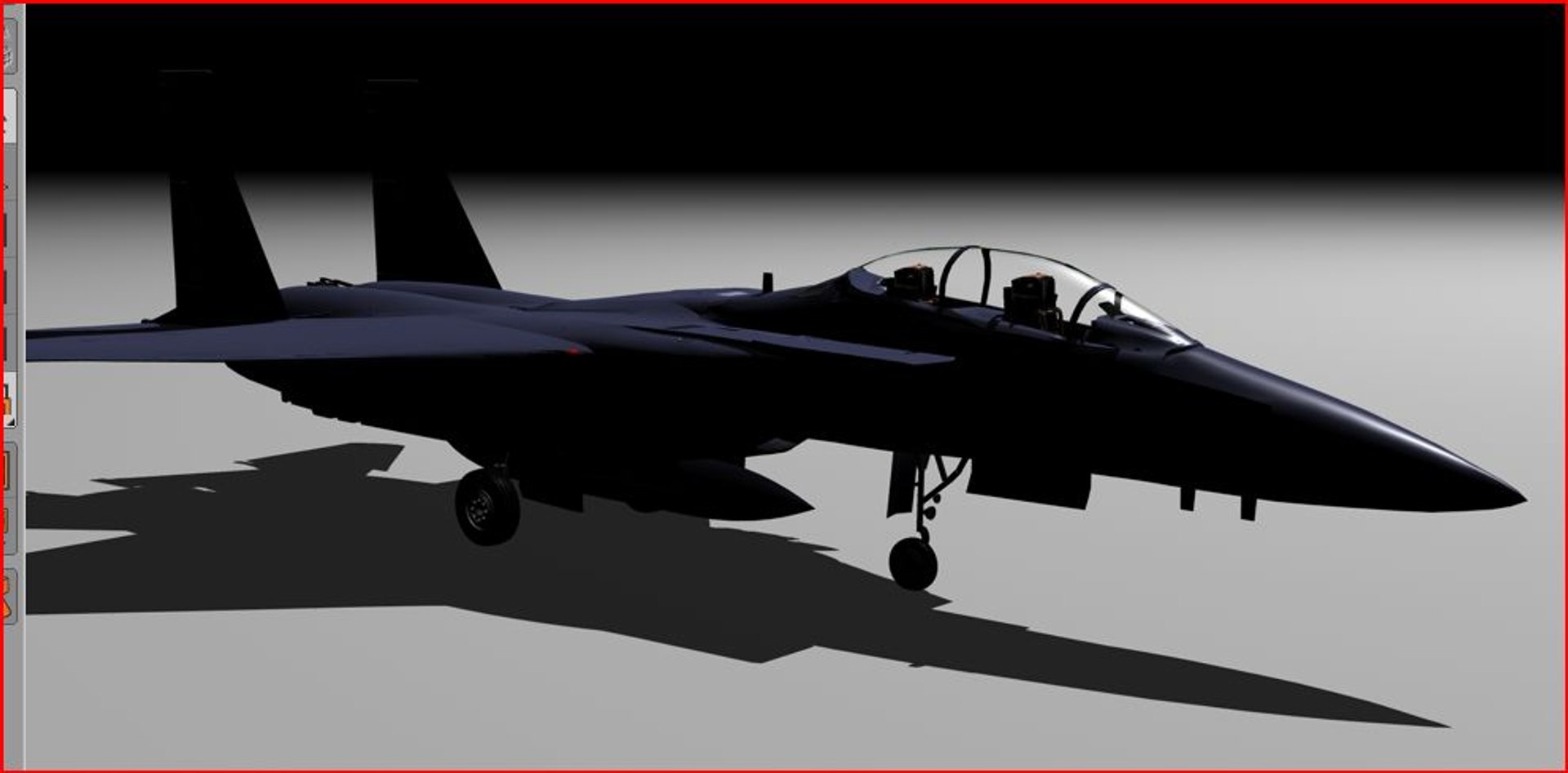 3d Model F-15 Fighter
