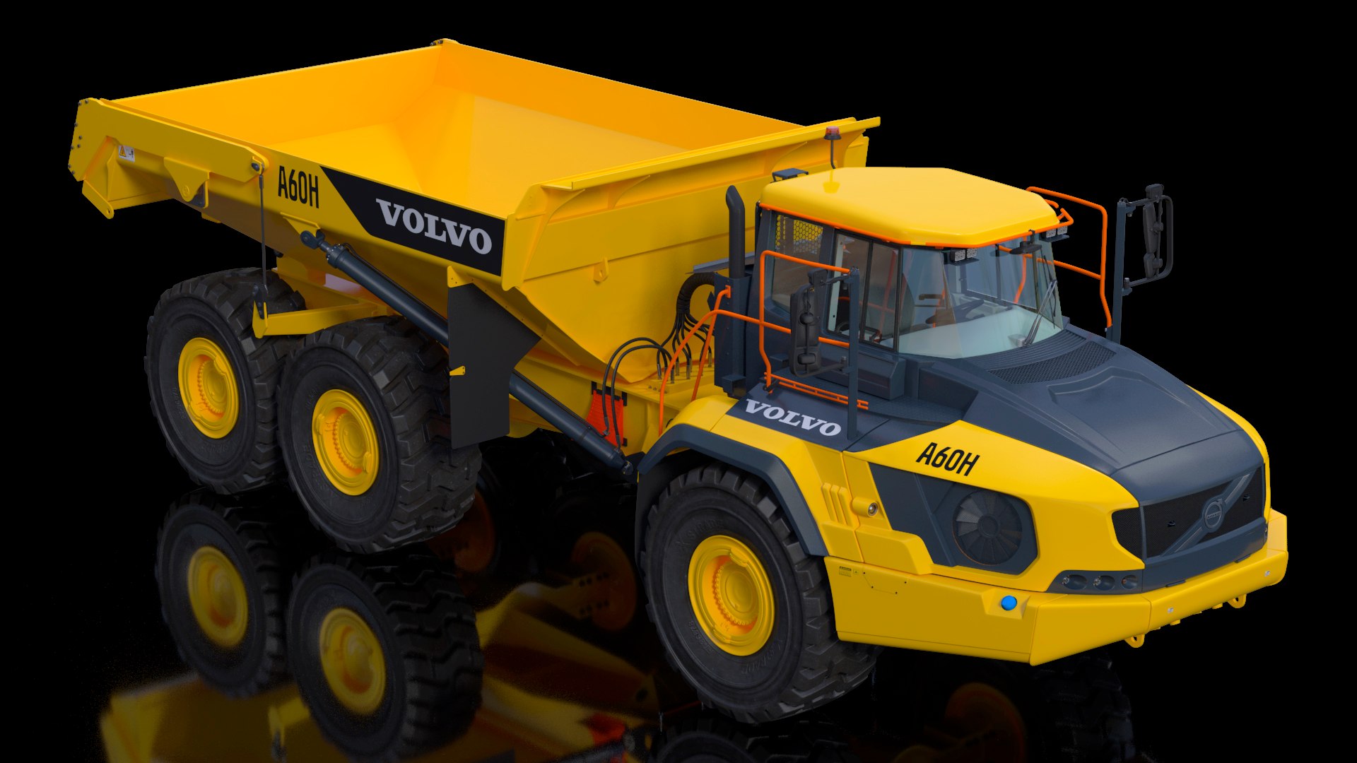 Volvo A60H Truck model - TurboSquid 1848686