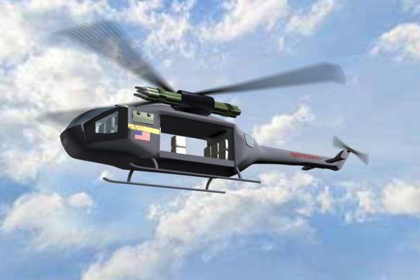helicopter 3d model