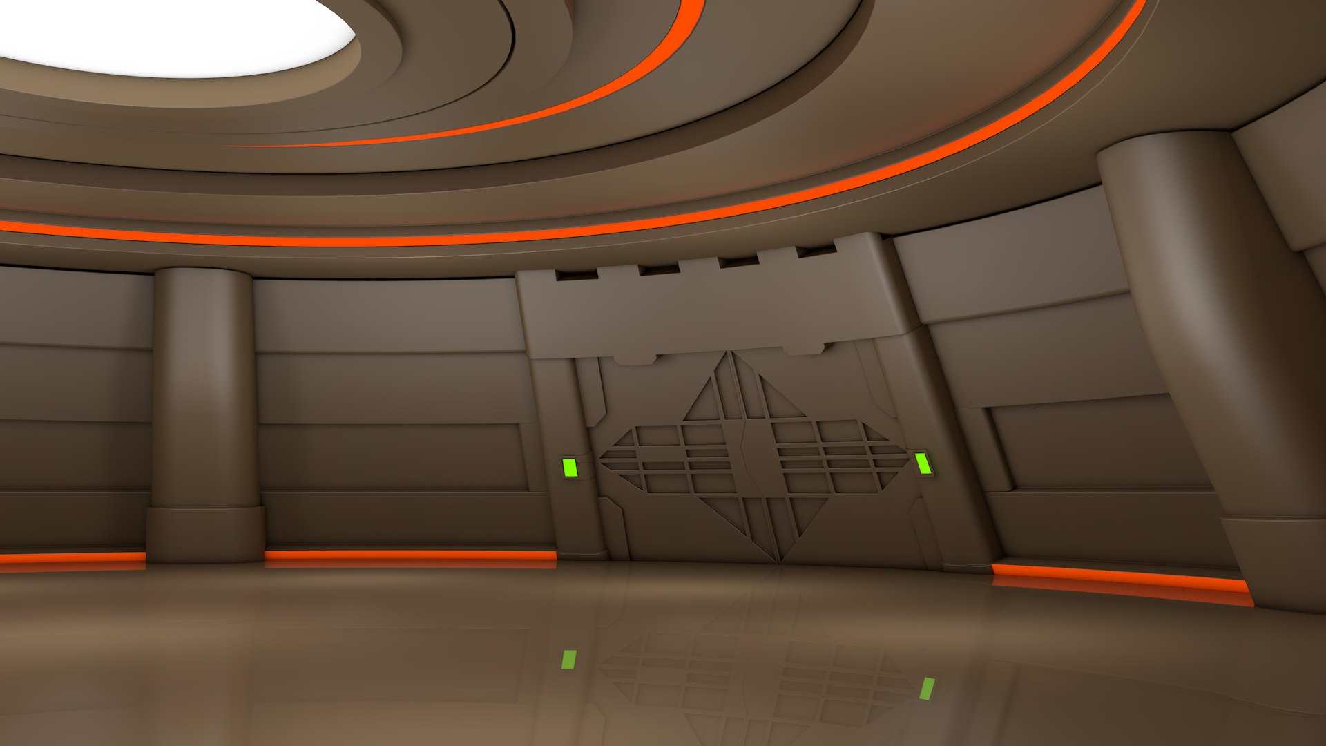 3D Model Sci Fi Room - TurboSquid 2363561