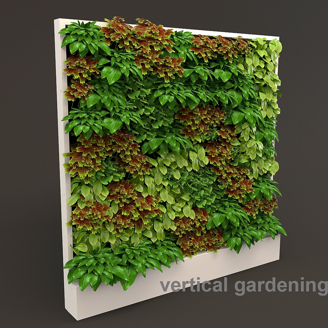3d Model Vertical Gardening