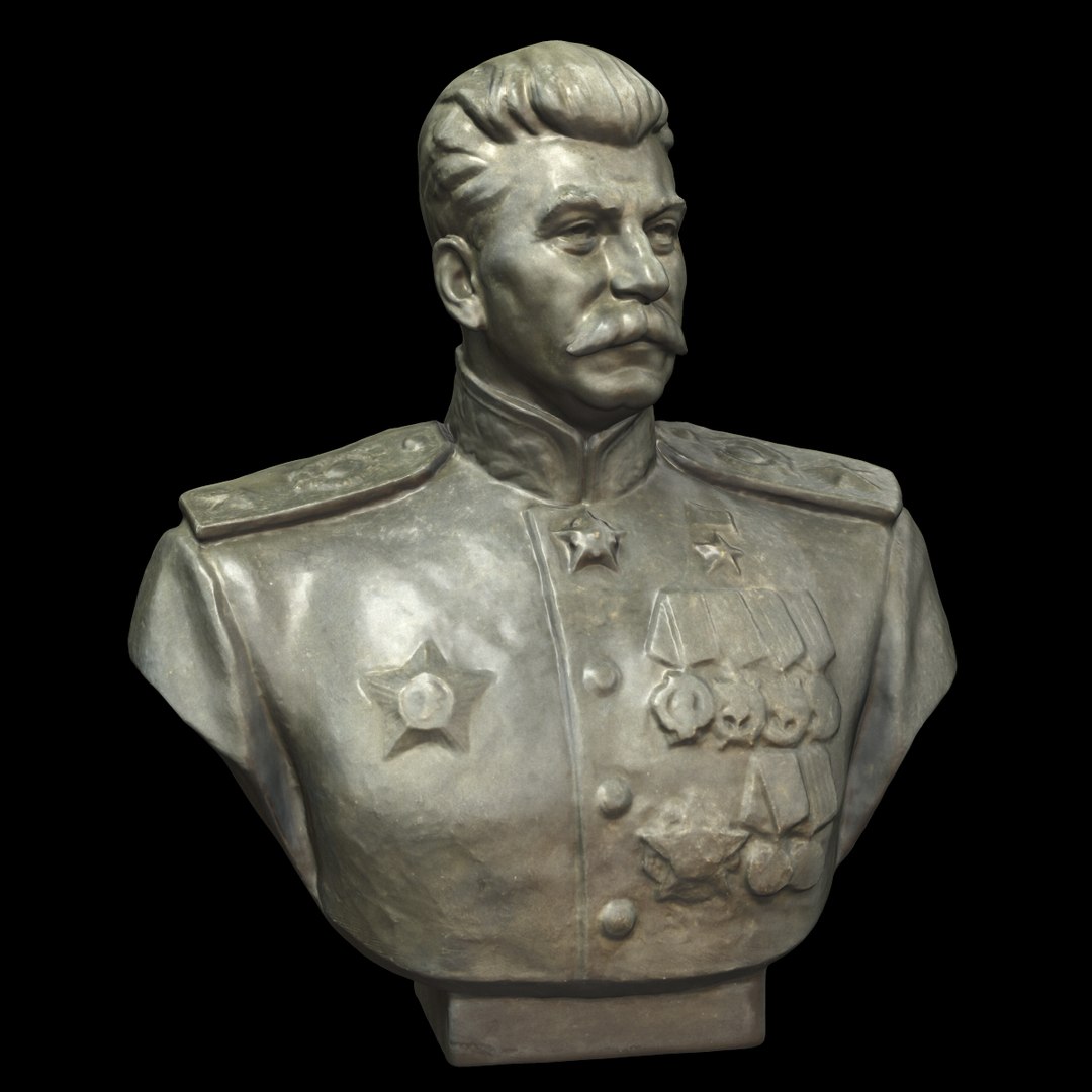 3D sculpture stalin model - TurboSquid 1273333