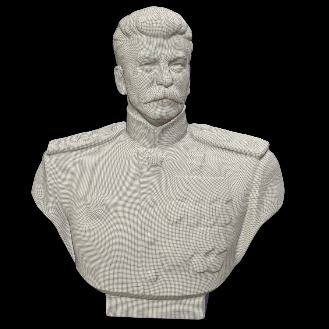 3D sculpture stalin model - TurboSquid 1273333