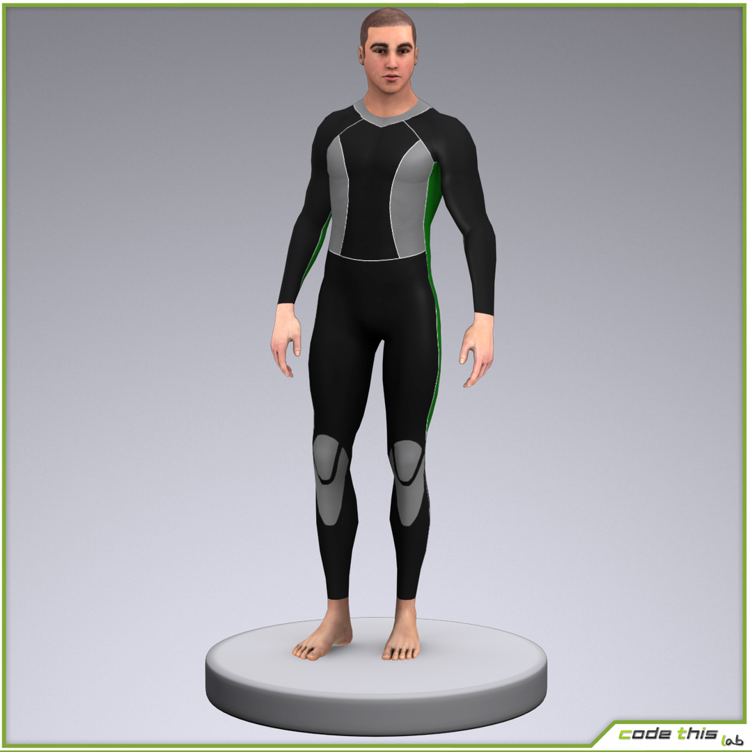 Surfer Model - TurboSquid 1185126