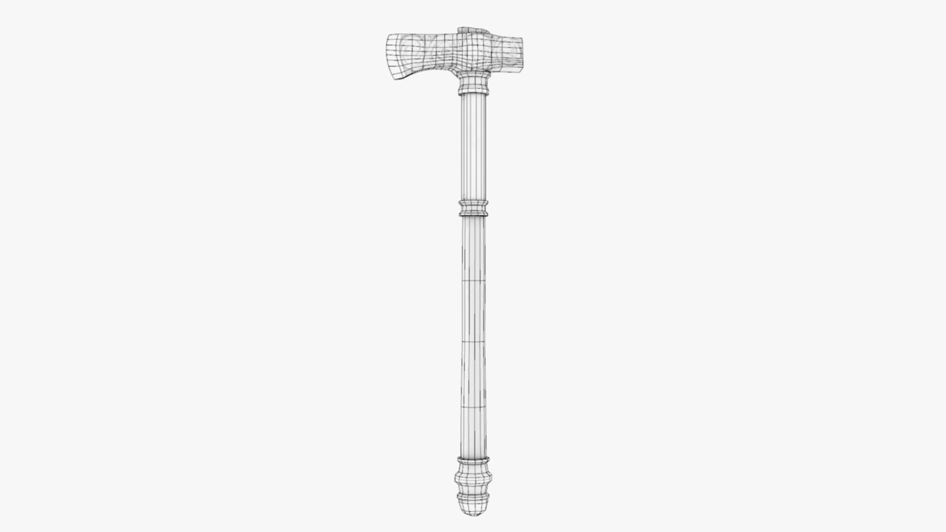 3D Fantasy Axe RPG Splitting Maul Pickaxe Mattock Double Axe Great Axe ...