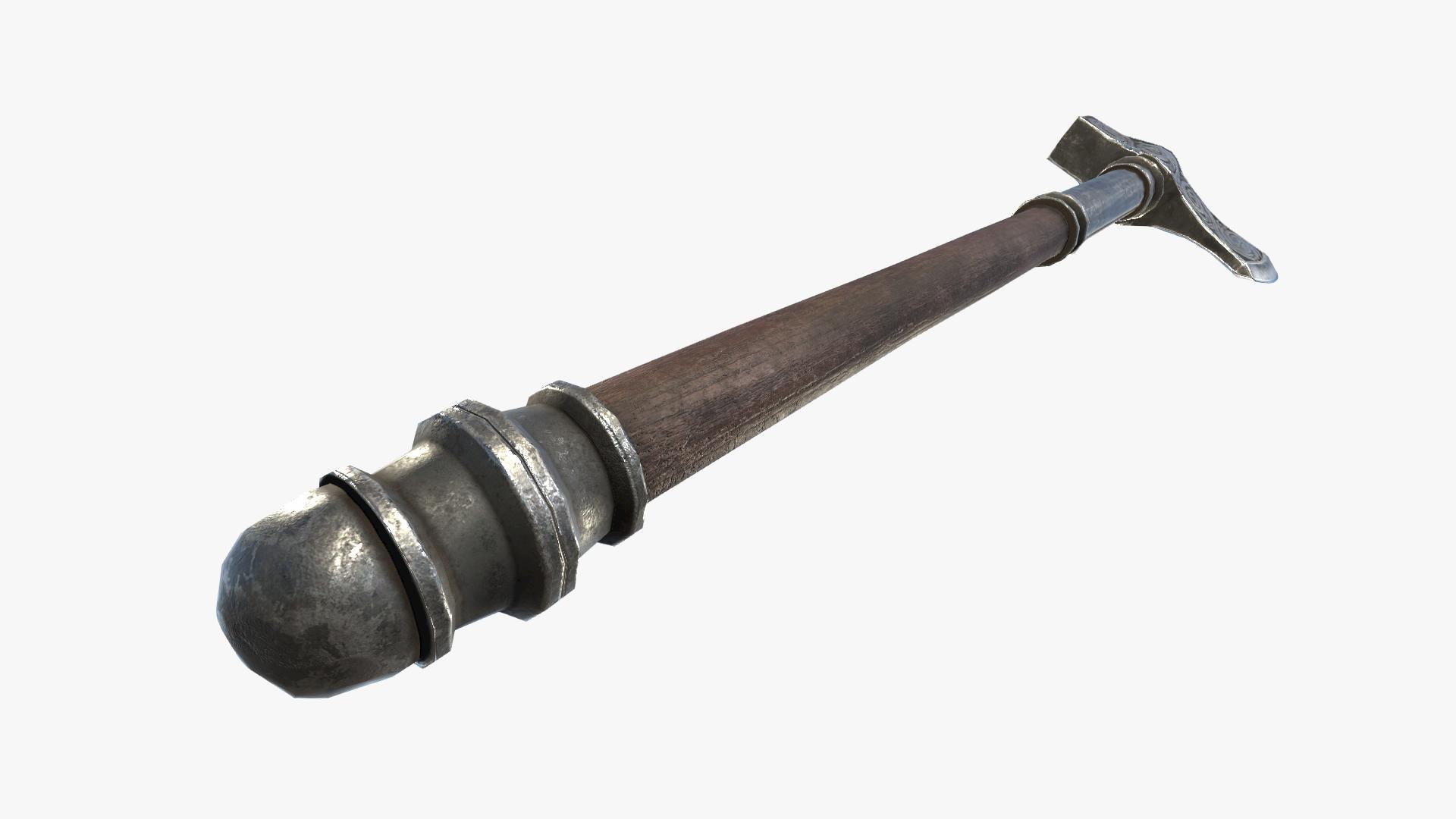 3D Fantasy Axe RPG Splitting Maul Pickaxe Mattock Double Axe Great Axe ...