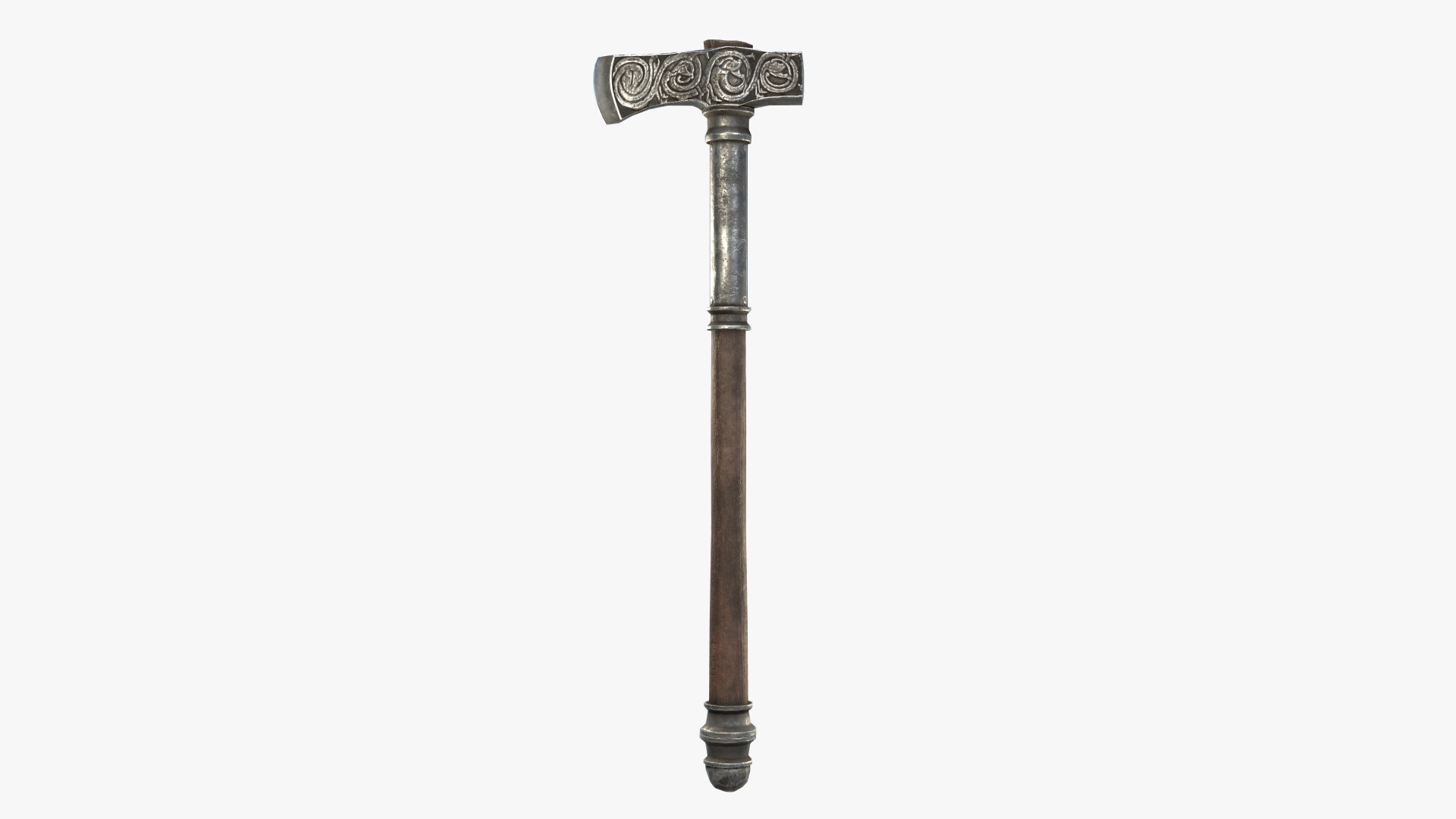 3D Fantasy Axe RPG Splitting Maul Pickaxe Mattock Double Axe Great Axe ...
