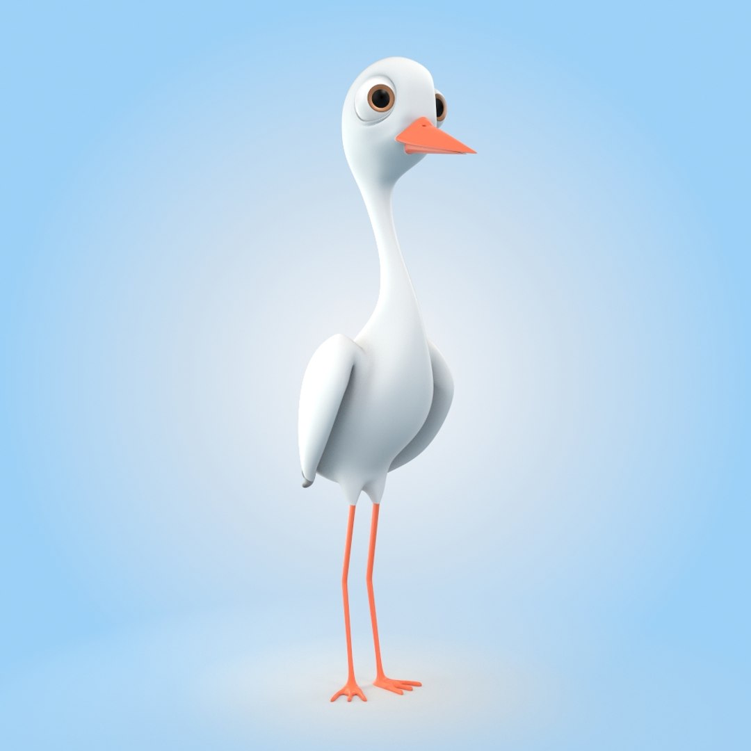 Stork Model - TurboSquid 1834902