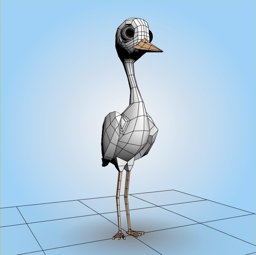 Stork Model - TurboSquid 1834902