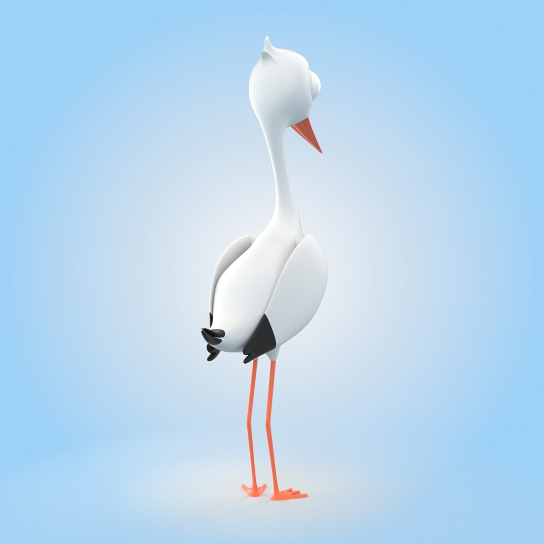 Stork Model - TurboSquid 1834902