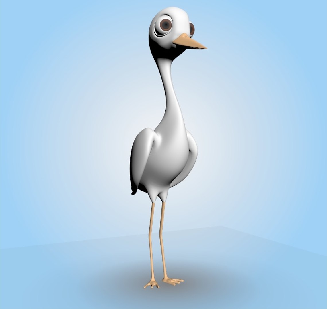Stork Model - TurboSquid 1834902