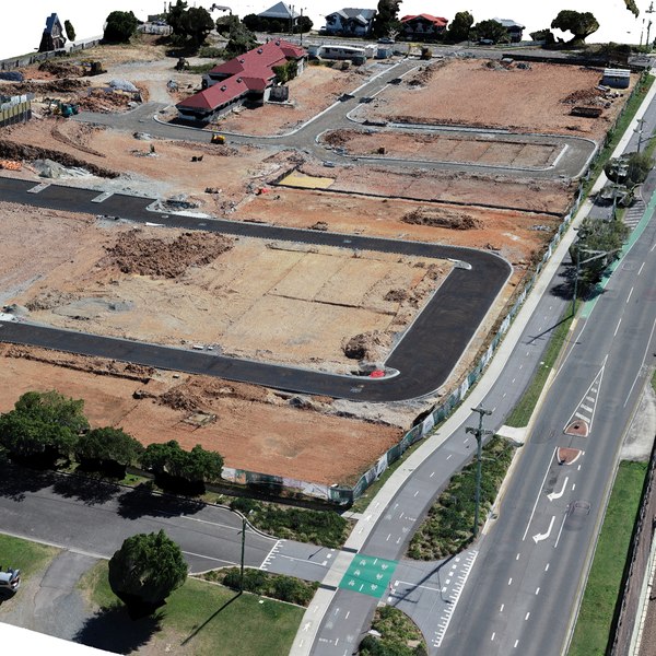 Worksite Construction Road Building Estate 3D - TurboSquid 1943878