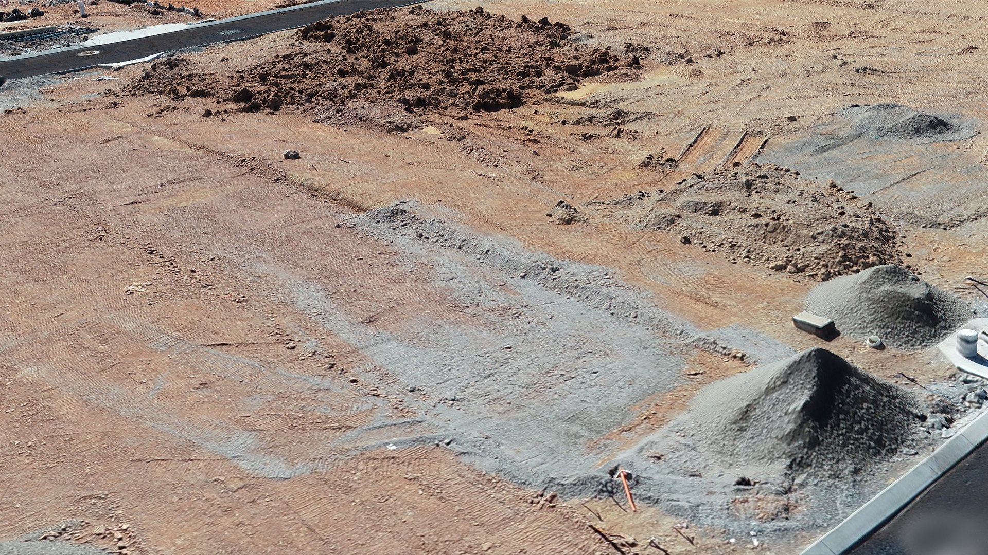 Worksite Construction Road Building Estate 3D - TurboSquid 1943878