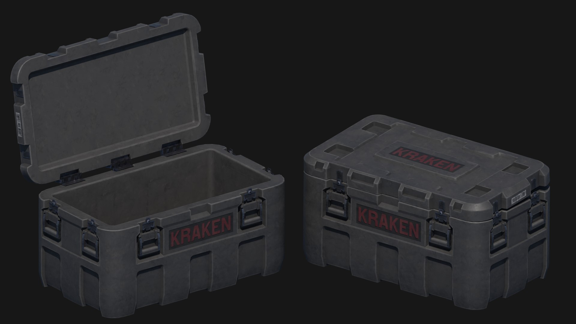 Military Cases Prop Pack 3D Model - TurboSquid 2283782