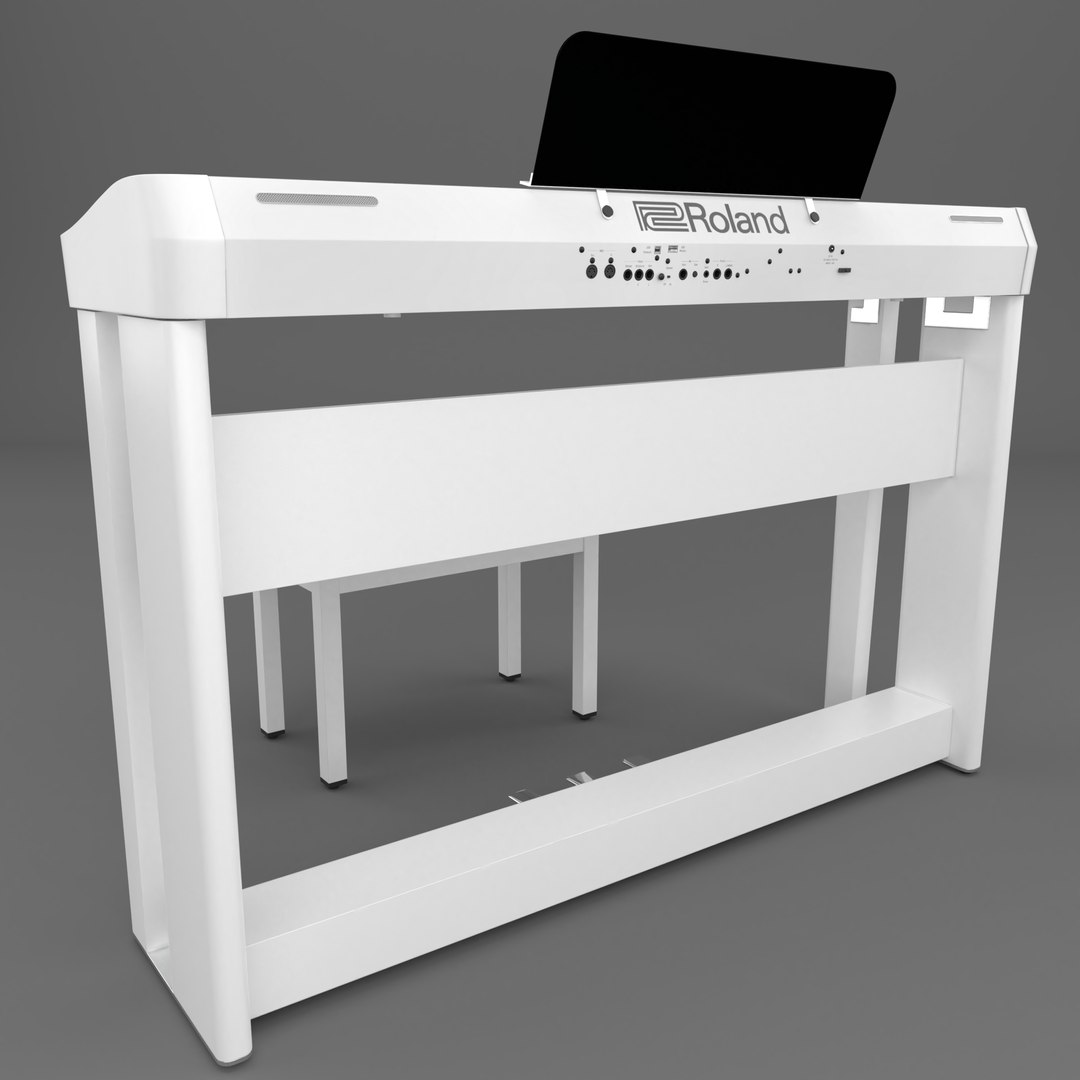 3D Roland Musical Set White Model - TurboSquid 2012918