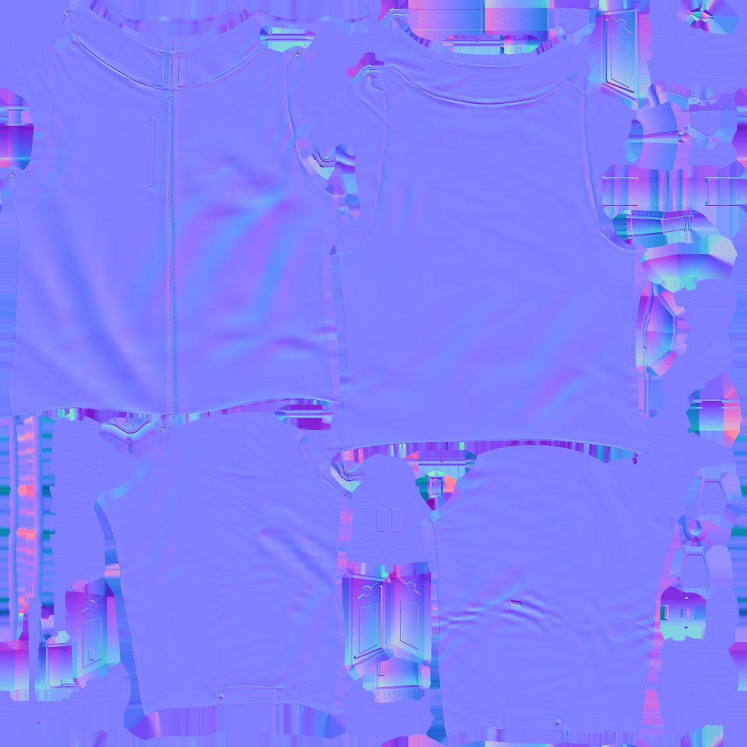 Male Orange Cyberpunk Jacket Coat 3D Model - TurboSquid 2073337